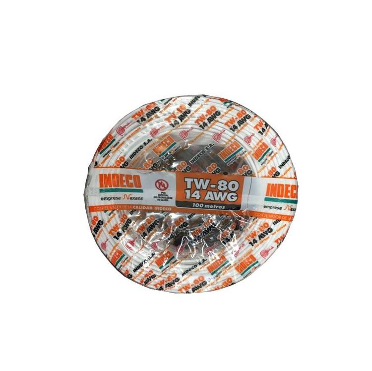 CABLE ELÉCTRICO INDECO TW-80 14 AWG – Grupo BTC